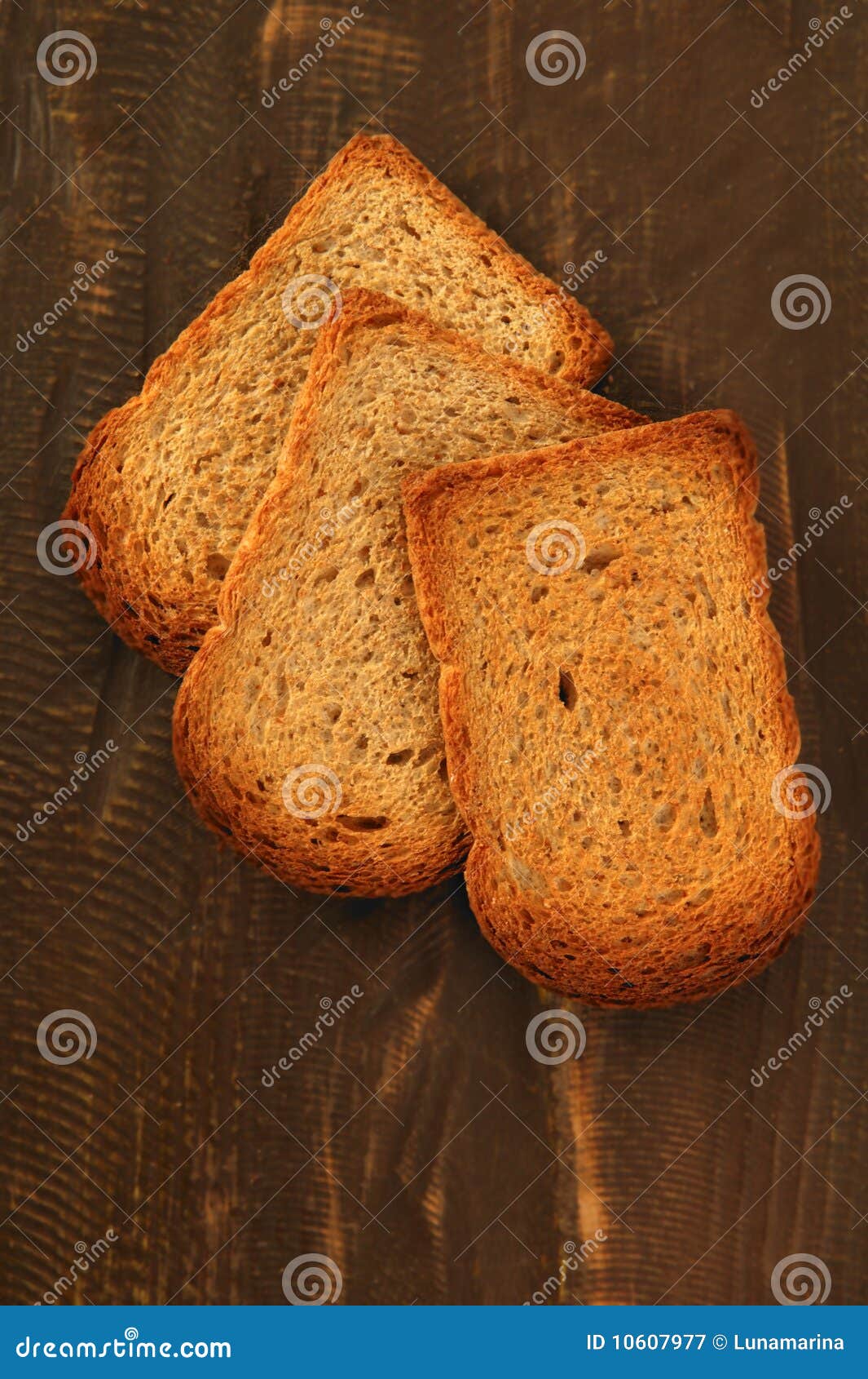 Toasted bread slices stock image. Image of object, detail - 10607977