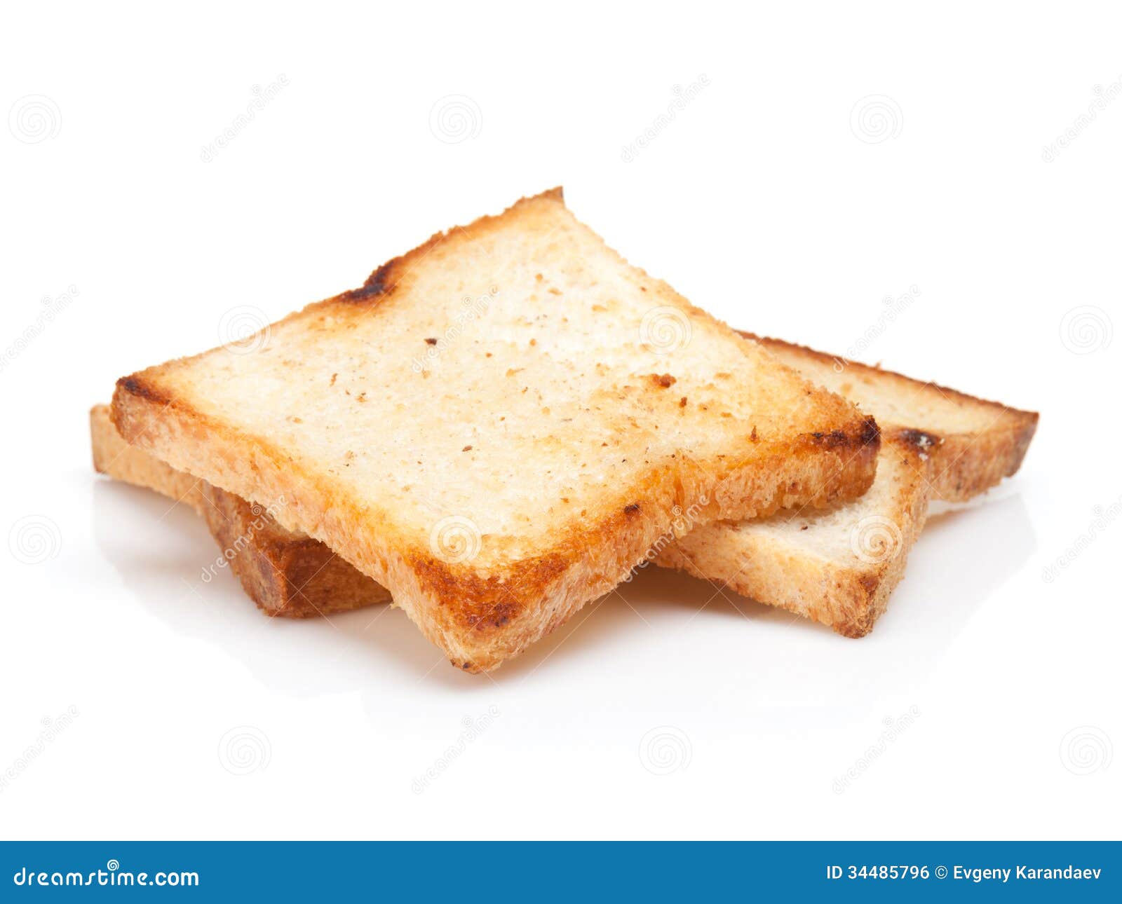 Toasted bread slices stock photo. Image of macro, breakfast - 34485796