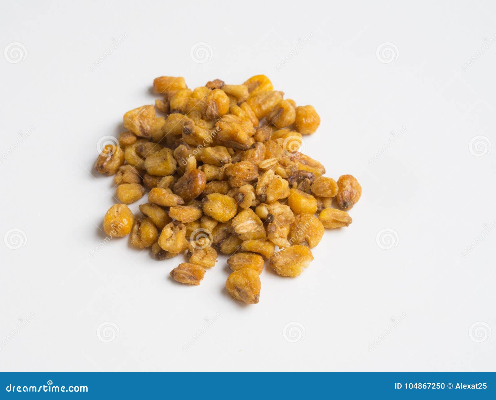 Toasted corn isolated stock photo. Image of fiber, meal - 104867250