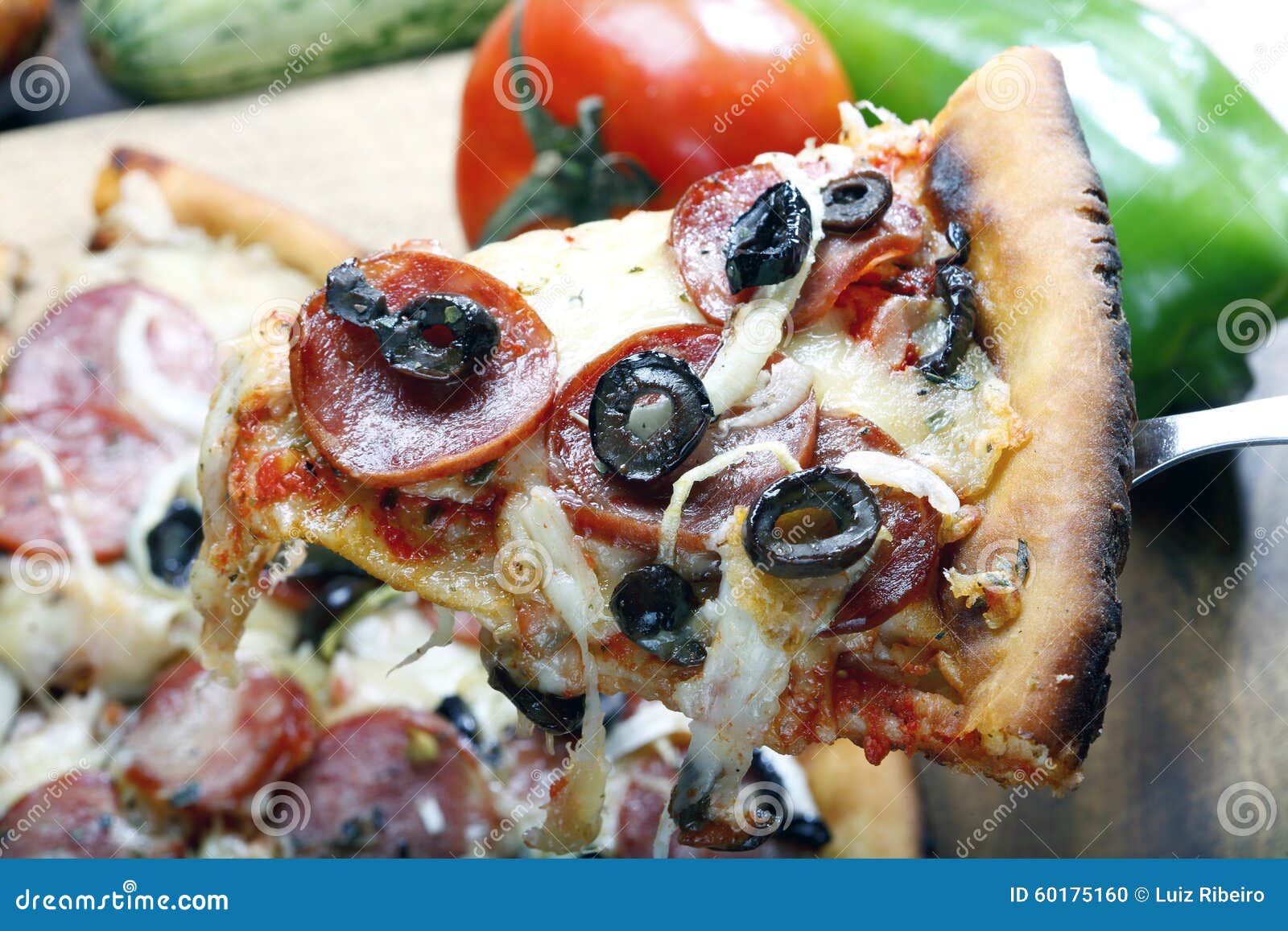 Toasted pizza stock photo. Image of fast, cooking, cook - 60175160