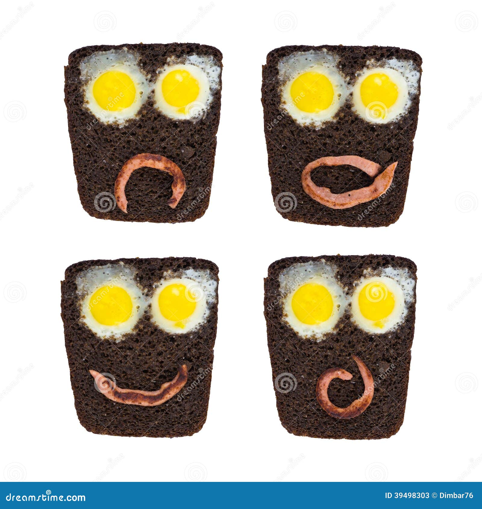 Toasted Rye Bread Funny Faces Stock Photos - Free & Royalty-Free Stock ...