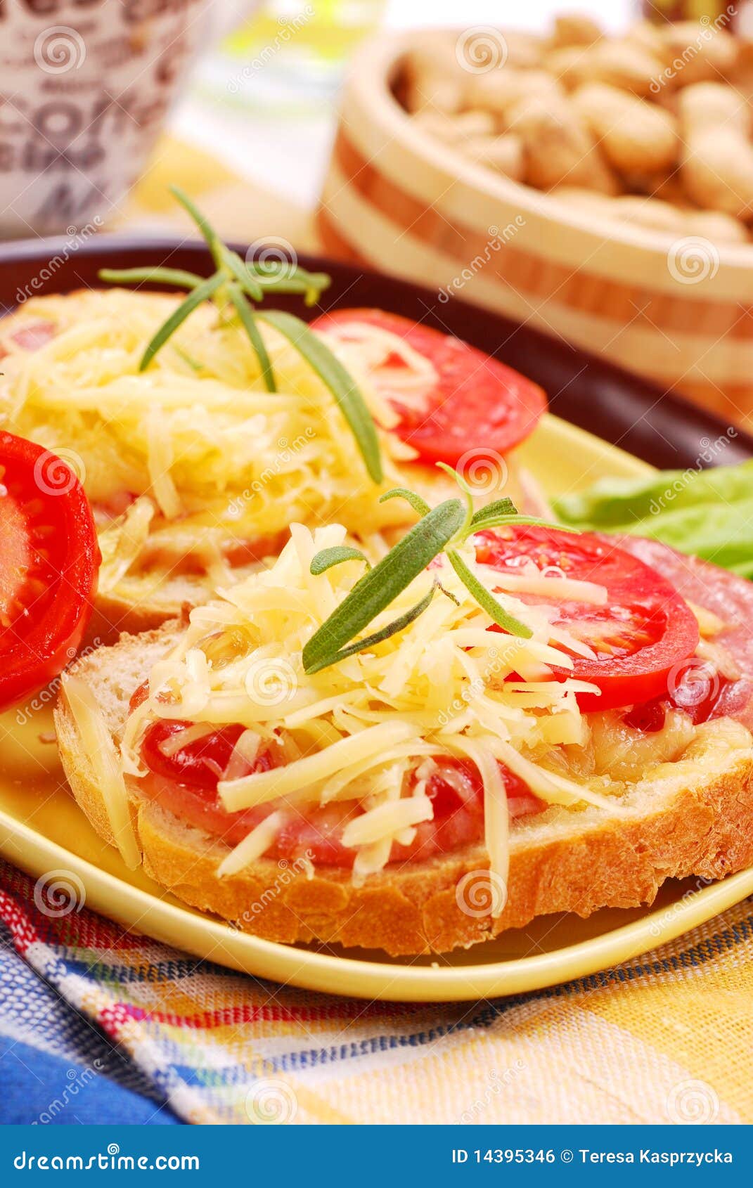 Toasted sandwich stock photo. Image of food, slices, slice - 14395346