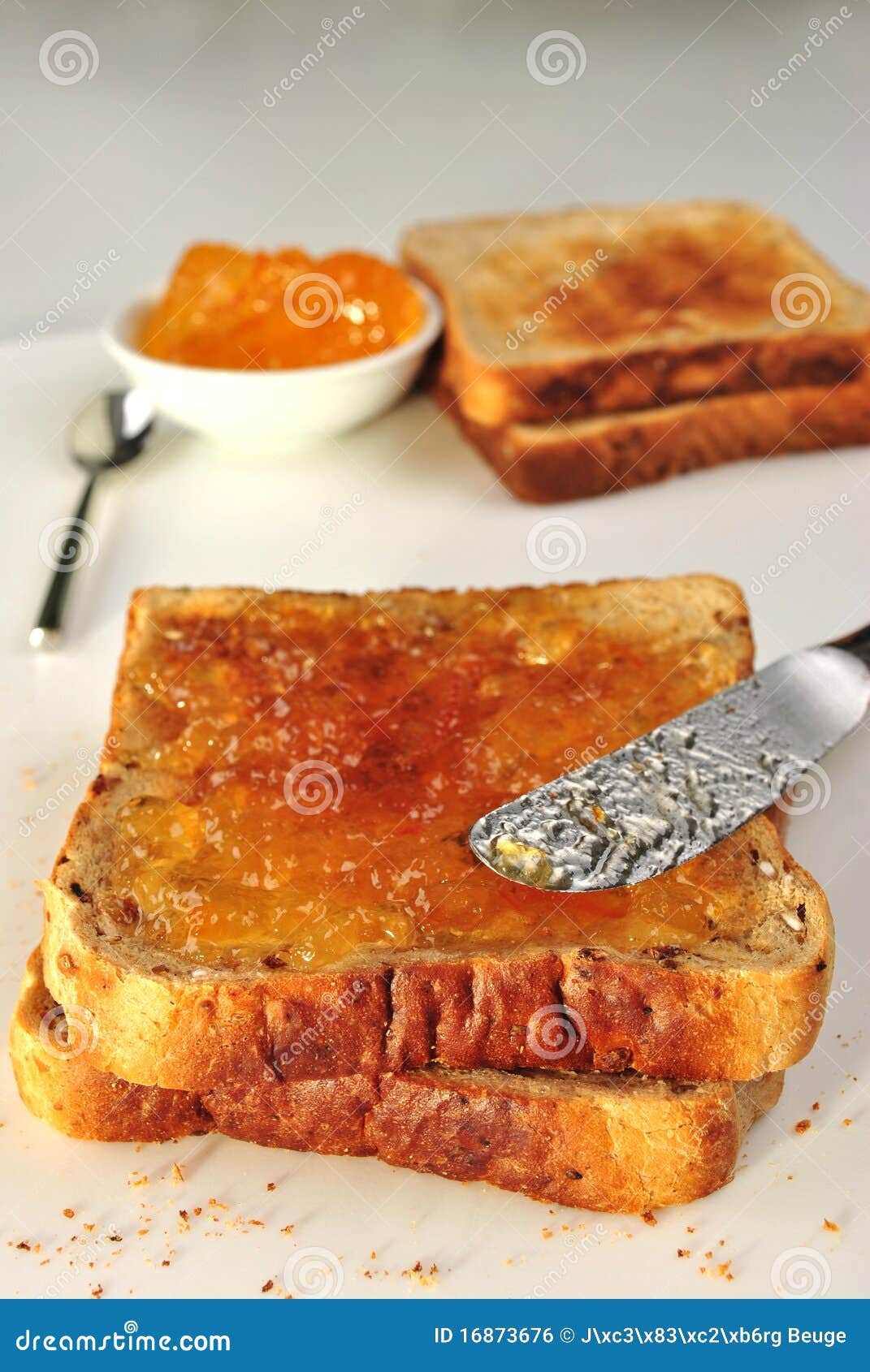 Toasted sandwich stock photo. Image of eating, orange - 16873676