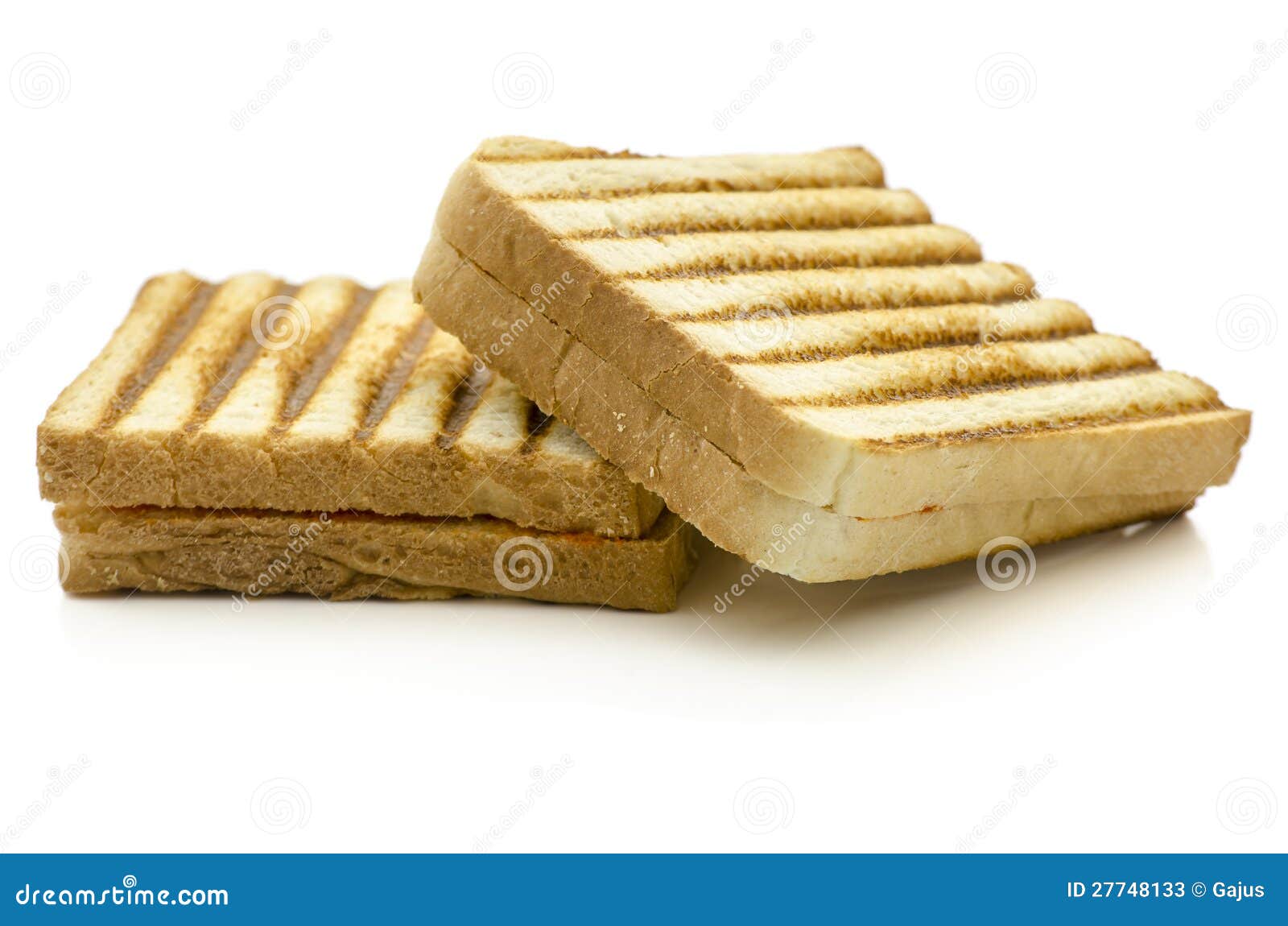 Toasted sandwiches stock image. Image of golden, meal - 27748133