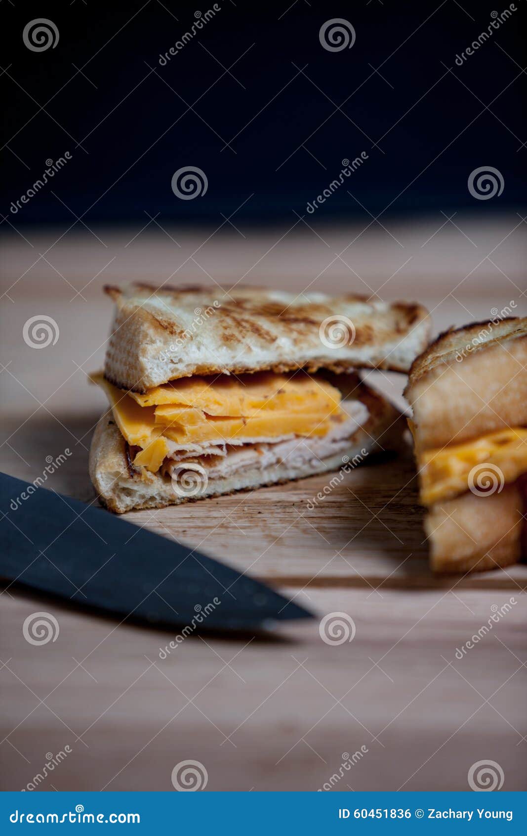 Toasted Sandwitch stock photo. Image of table, plate - 60451836