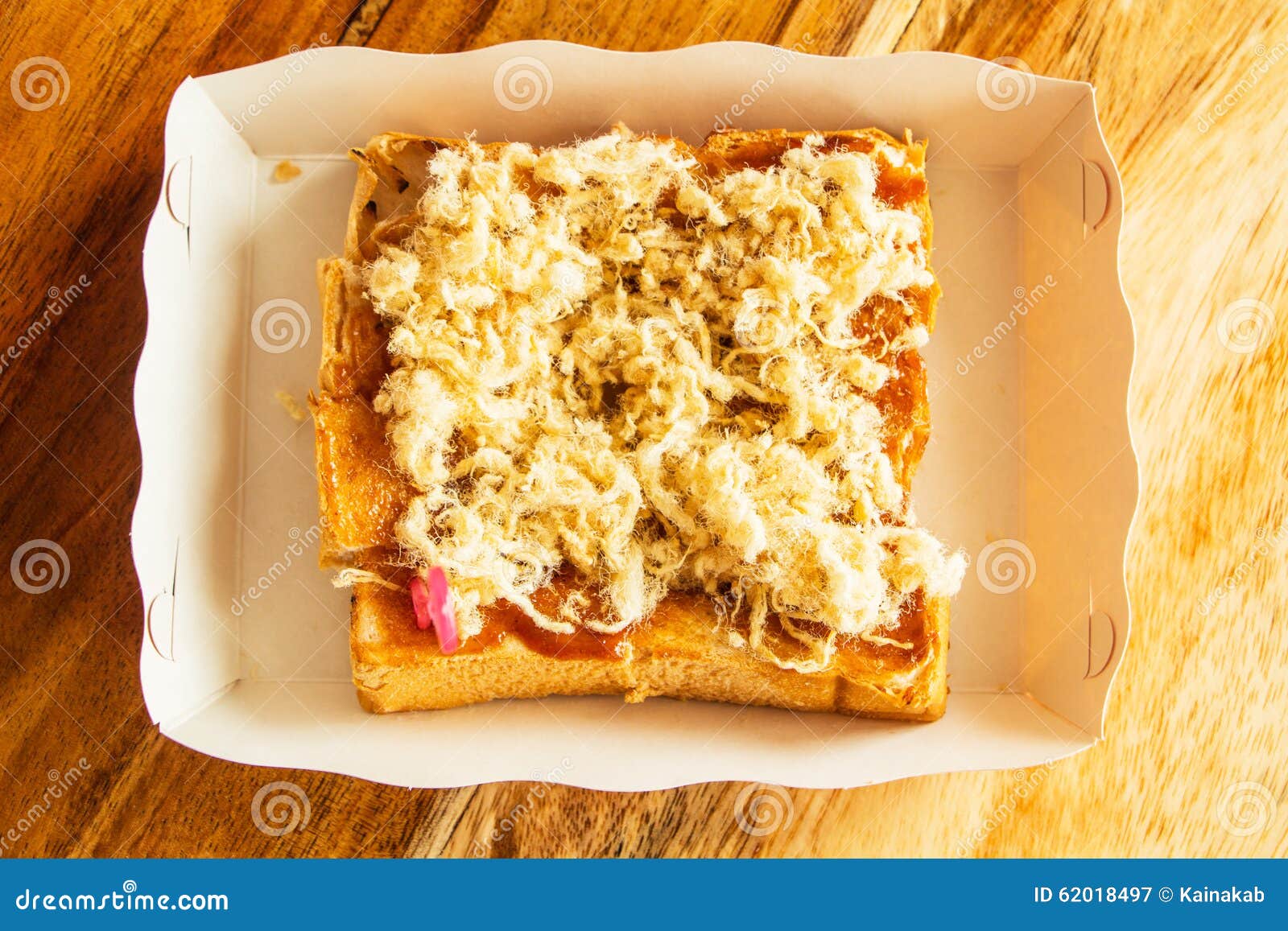 Toasted Shredded Chilli in the Tray To Eat. Stock Image - Image of meal ...