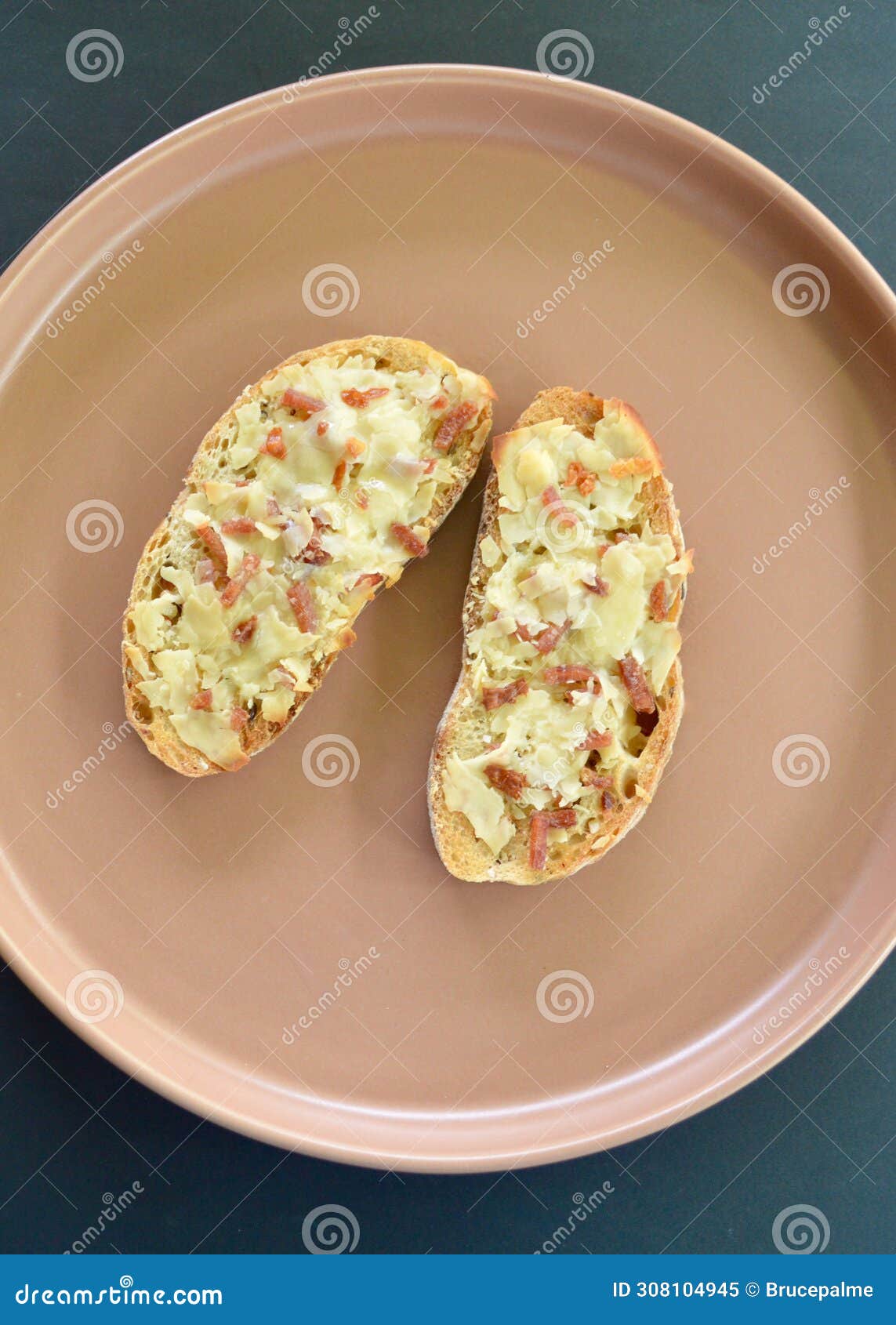 Toasted Stone Baked Multigrain Sourdough Bread with Bacon and ...
