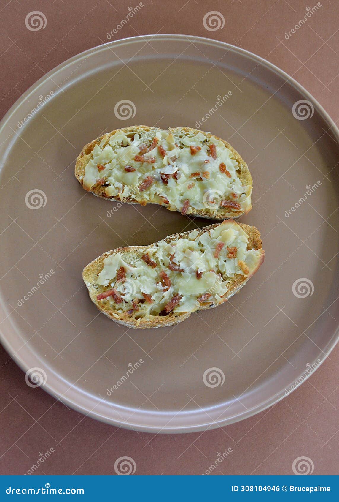 Toasted Stone Baked Multigrain Sourdough Bread with Bacon and ...