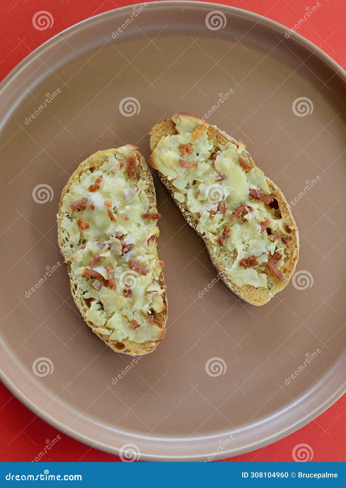 Toasted Stone Baked Multigrain Sourdough Bread with Bacon and ...