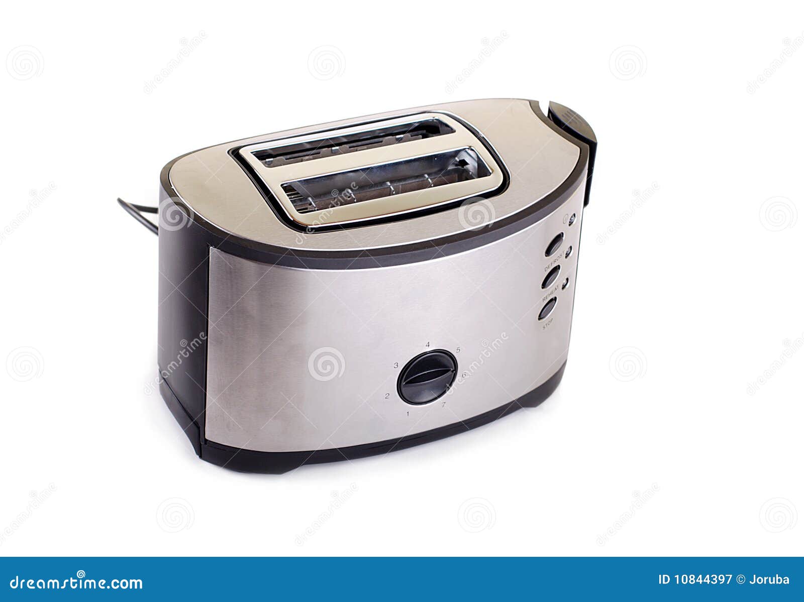 Toaster stock image. Image of domestic, inox, breakfast - 10844397