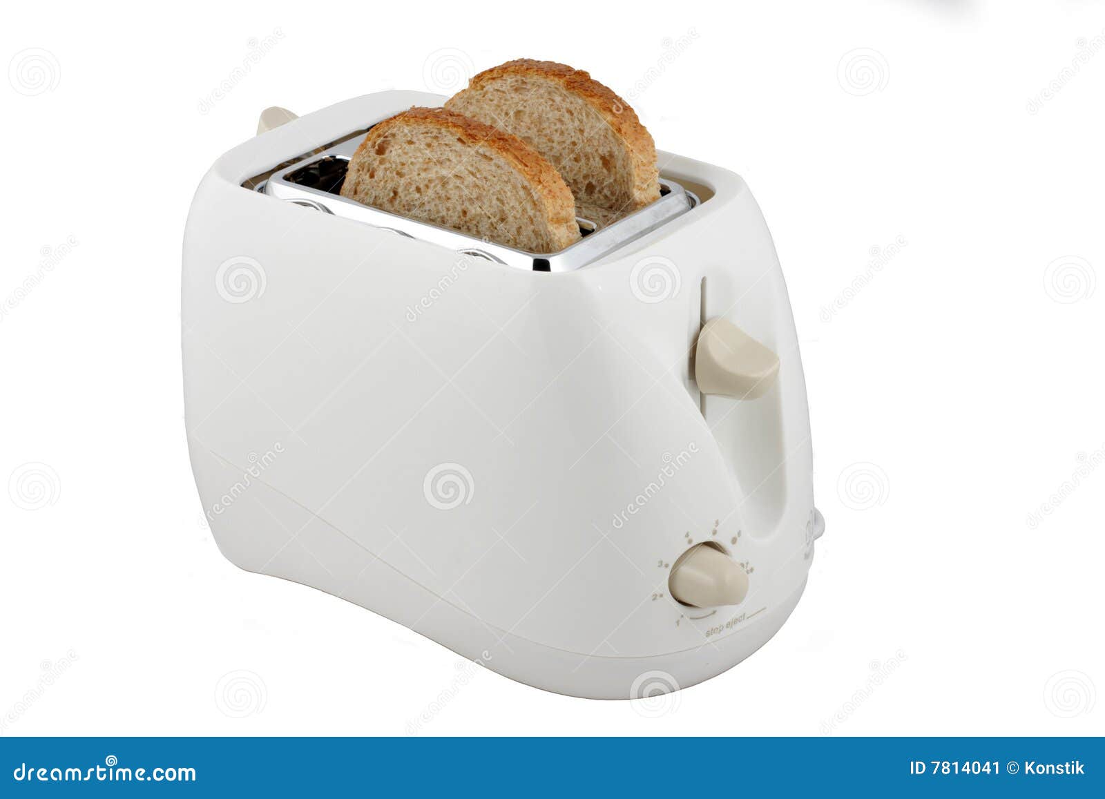 Toaster stock image. Image of meal, equipment, white, loaf - 7814041