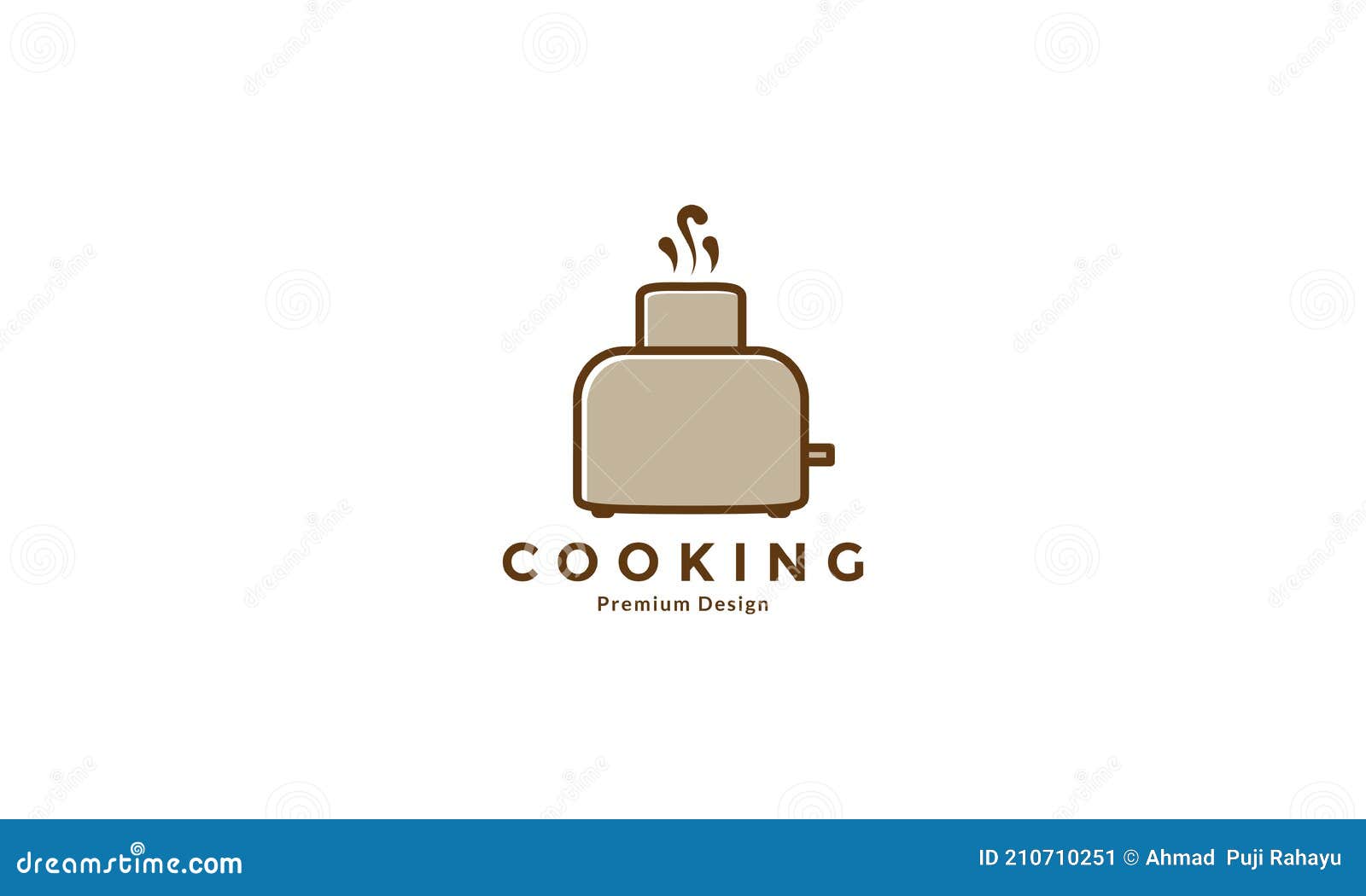 Toaster Brown Modern Logo Design Vector Icon Symbol Illustration Stock ...