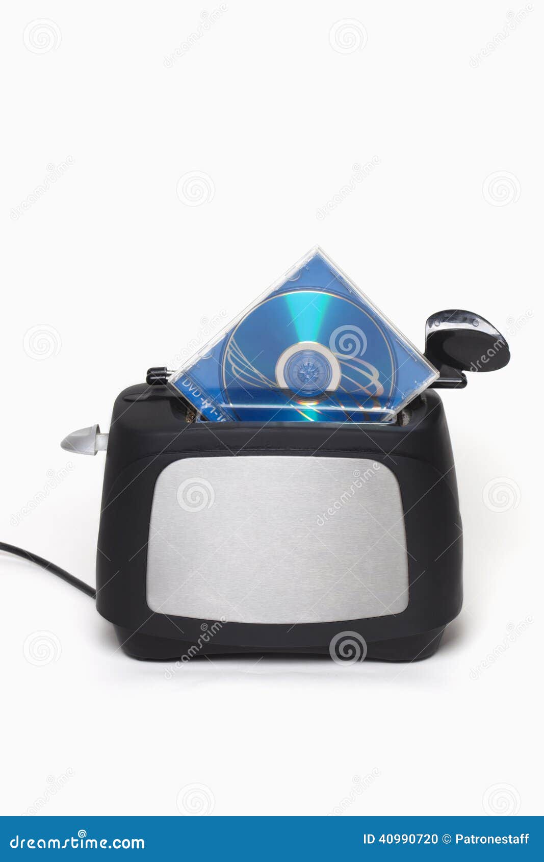 Toaster with CDs stock photo. Image of electronic, kitchenware - 40990720
