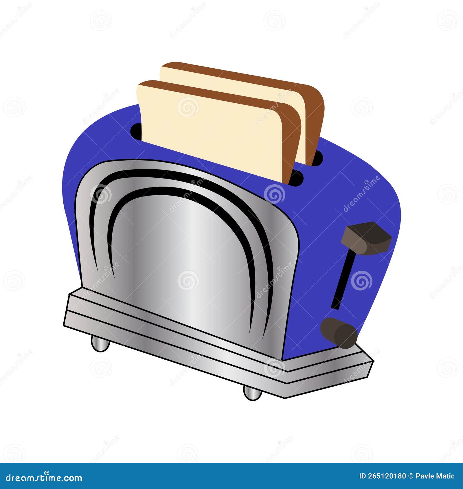 Toaster Icon Sign Symbol Isolated on White Background Stock Vector ...