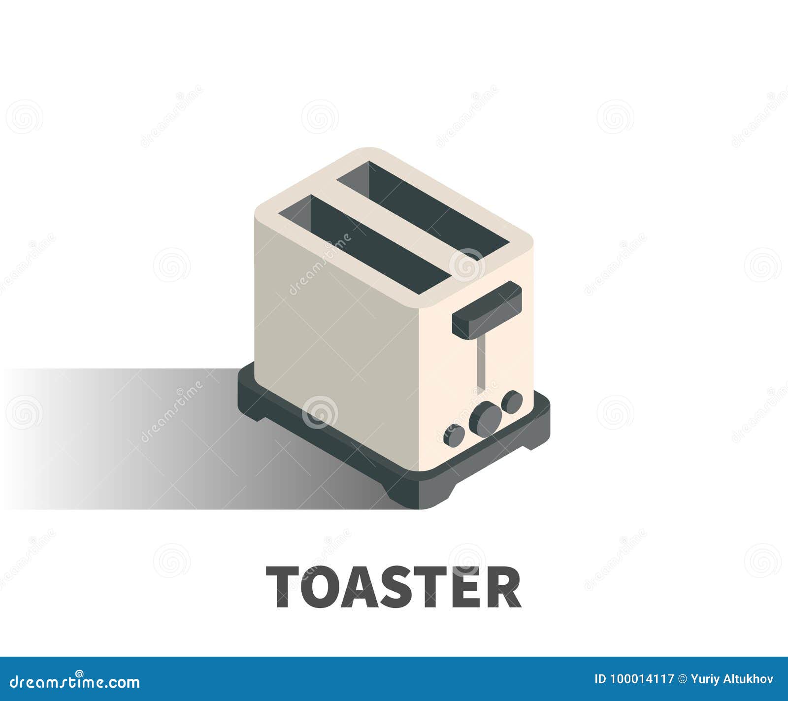 Toaster Icon, Vector Symbol. Stock Vector - Illustration of modern ...
