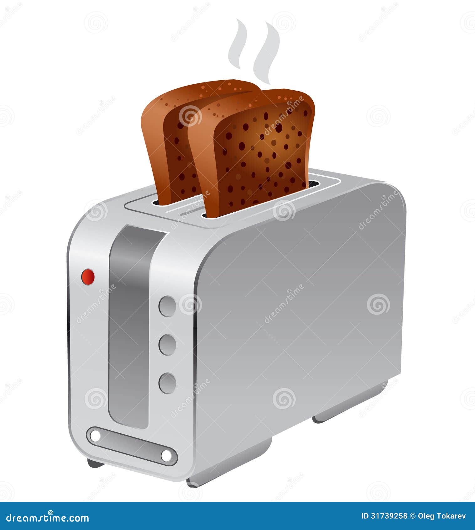 Toaster stock illustration. Illustration of heat, appliance - 31739258