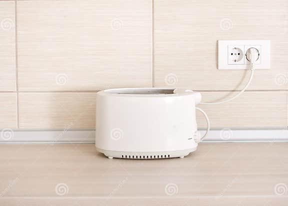 Toaster on Kitchen Countertop Stock Image - Image of countertop ...