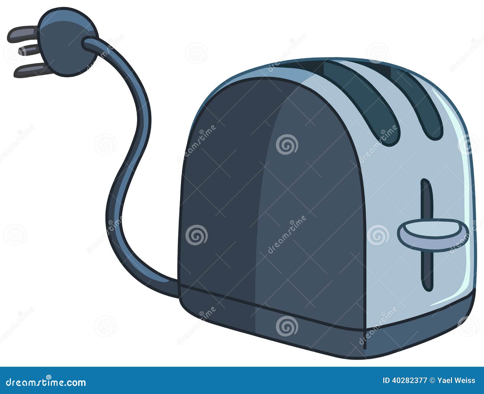 Toaster stock vector. Illustration of item, isolated - 40282377
