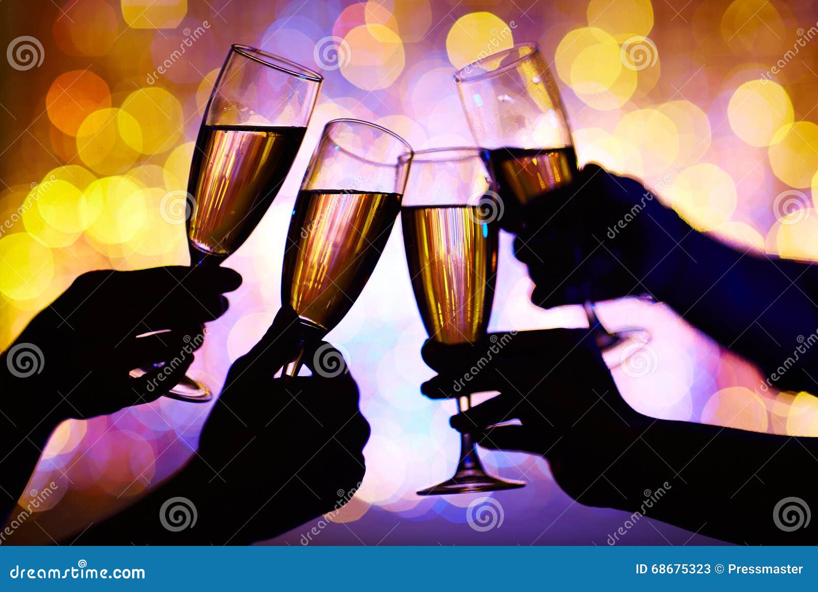 Toasting with champagne stock image. Image of toasting - 68675323
