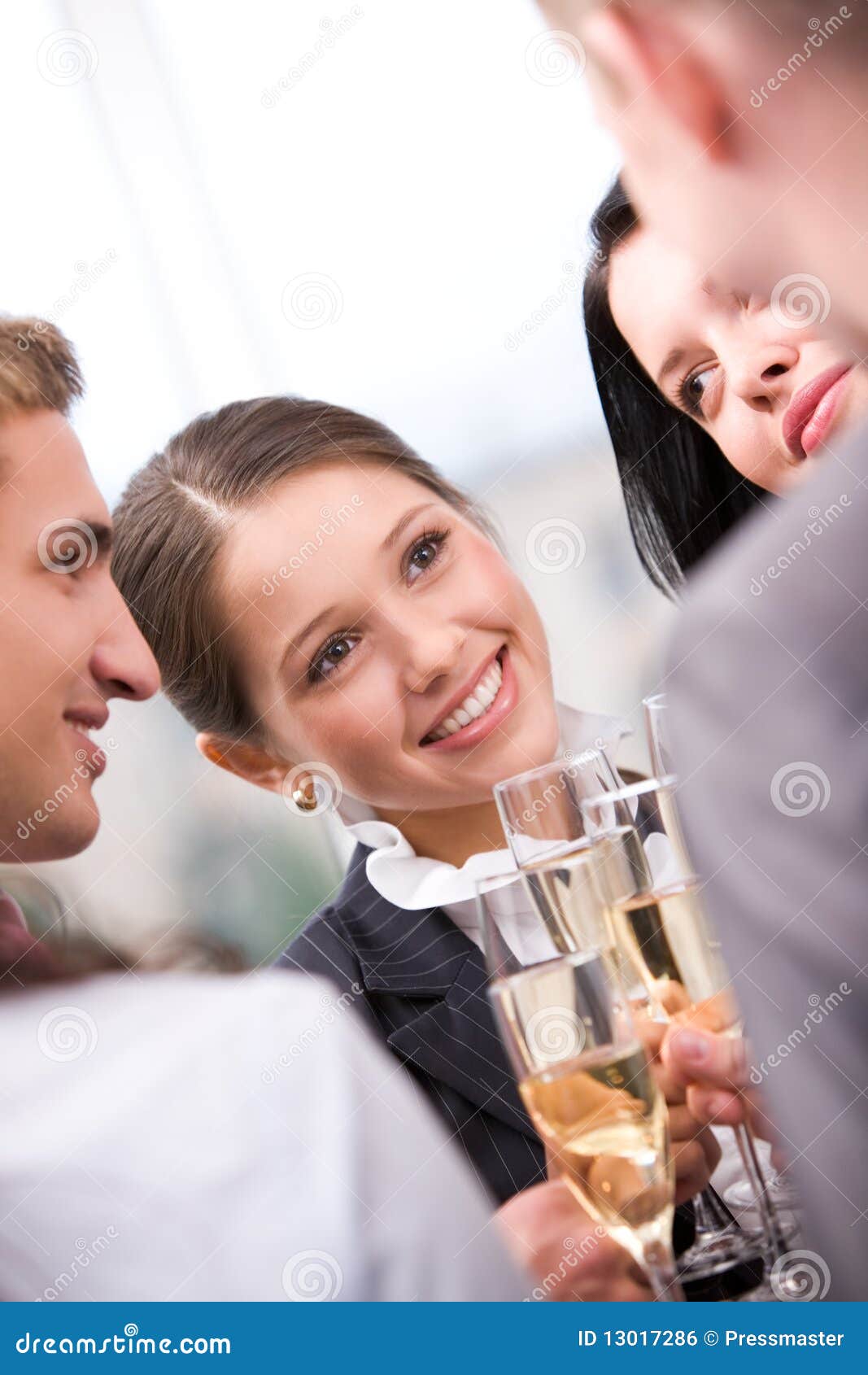 Toasting female stock photo. Image of holiday, beverage - 13017286