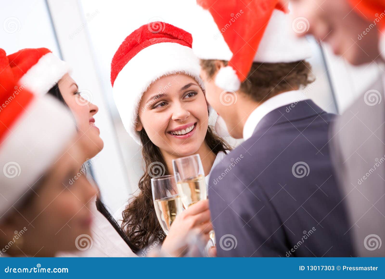 Toasting female stock image. Image of celebration, business - 13017303