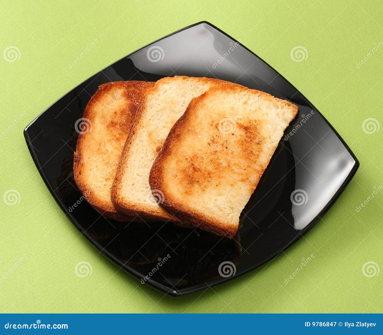 Toasts on black plate stock image. Image of sandwich, toasted - 9786847