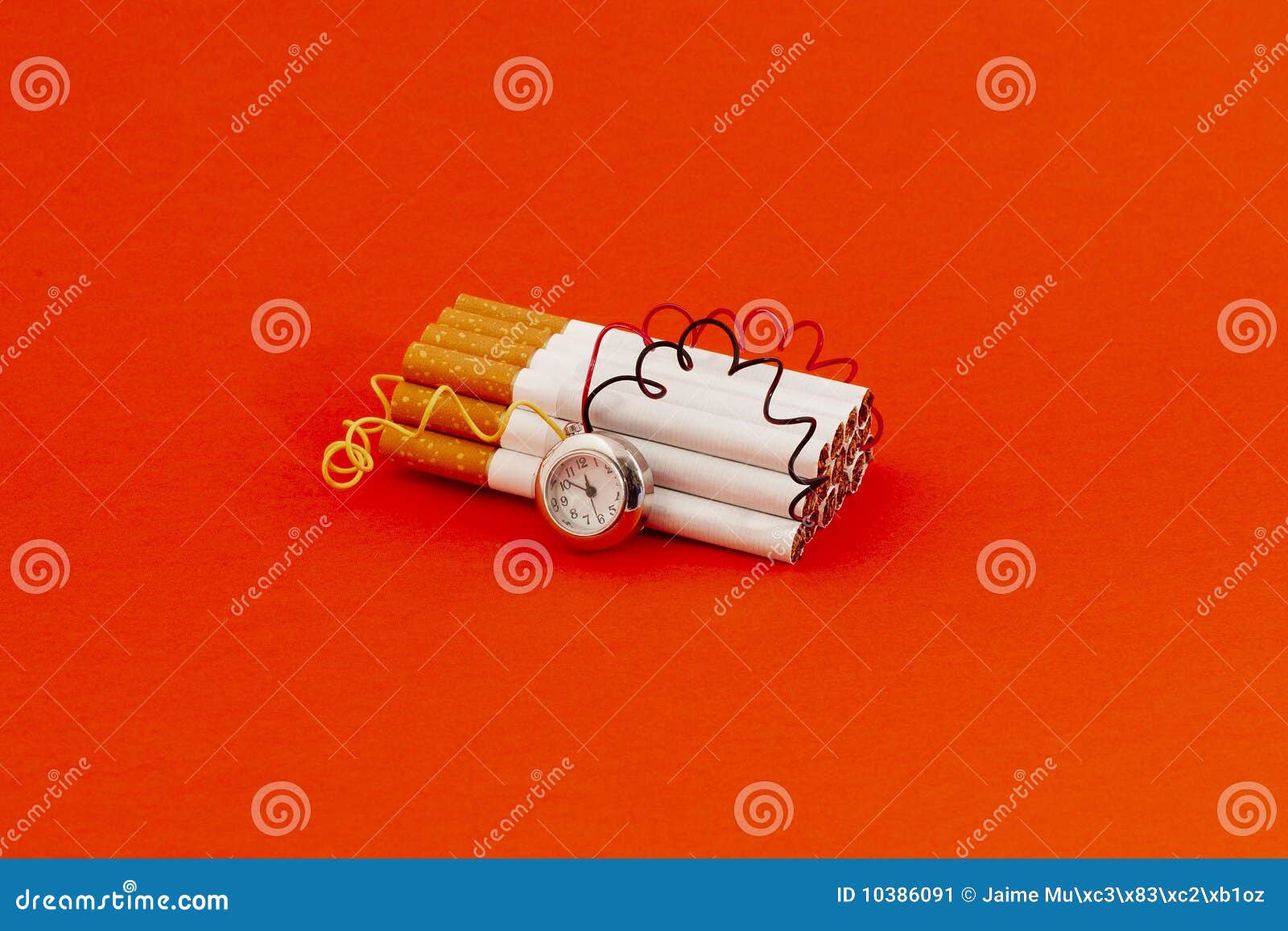 Tobacco bomb stock image. Image of filter, bomb, death - 10386091