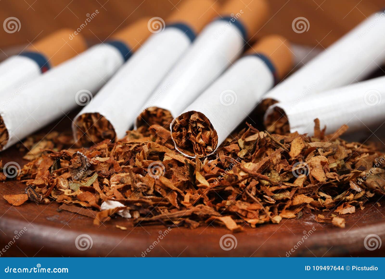 Tobacco cigarettes stock photo. Image of cigarettes - 109497644