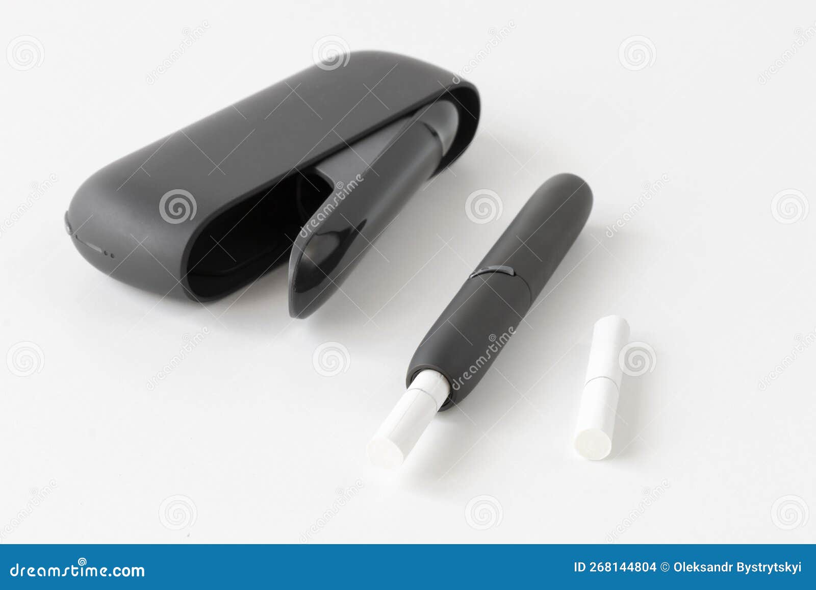 Tobacco Heating Device on a White Surface Stock Photo - Image of ...