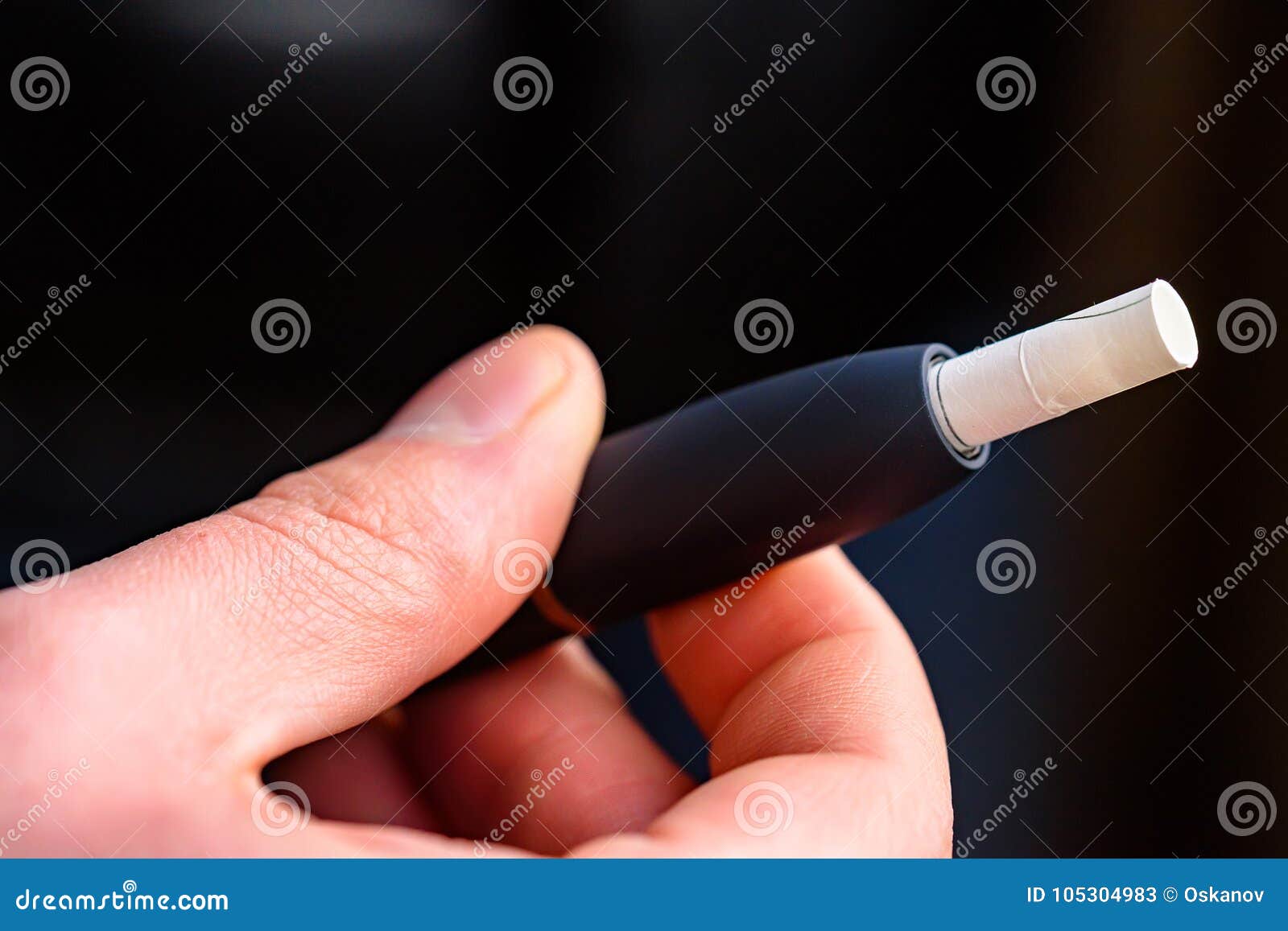 Tobacco Heating System or Electronoc Cigarette Stock Image - Image of ...