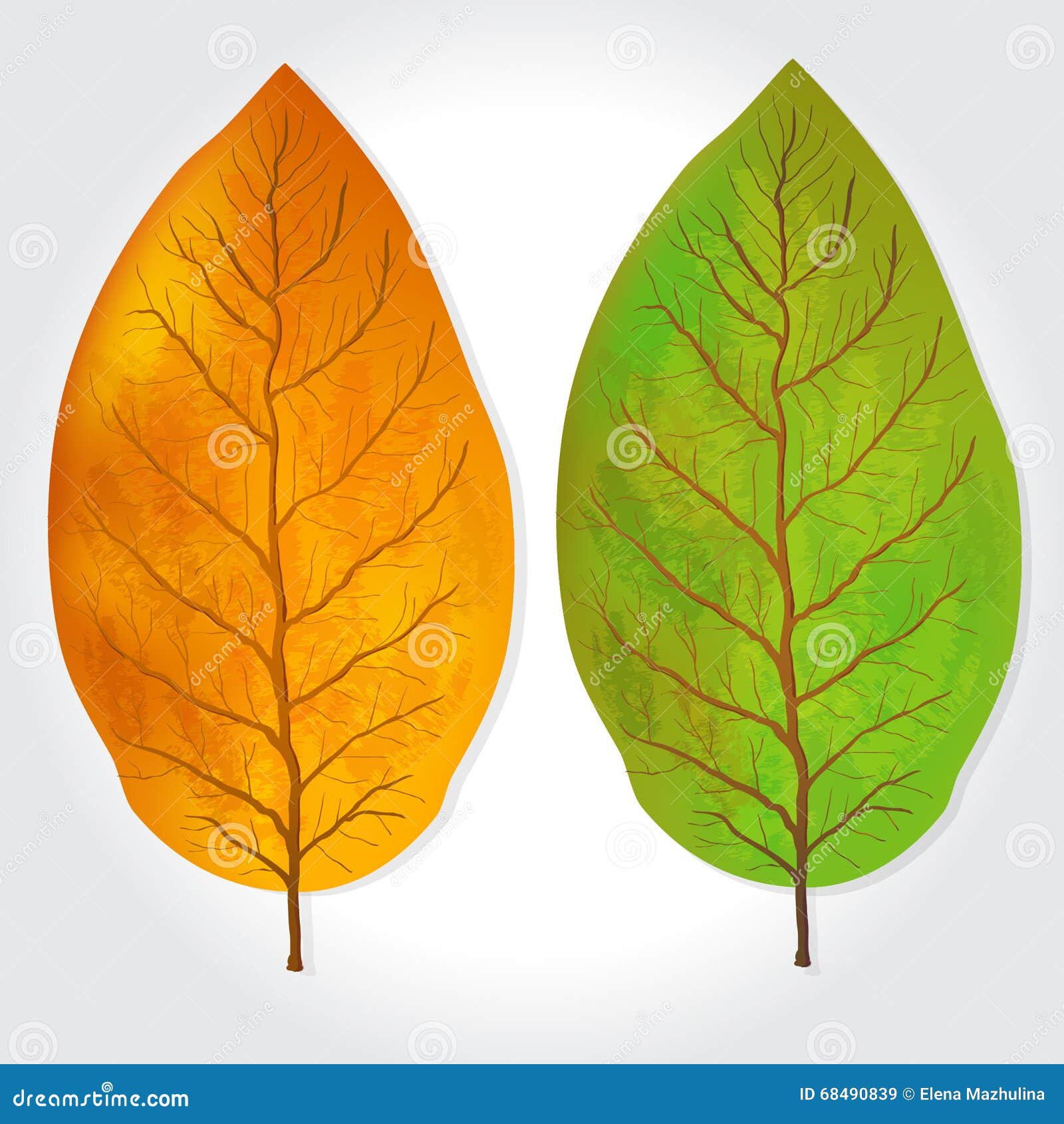 Tobacco Leaves Vector Illustration Stock Vector - Illustration of ...