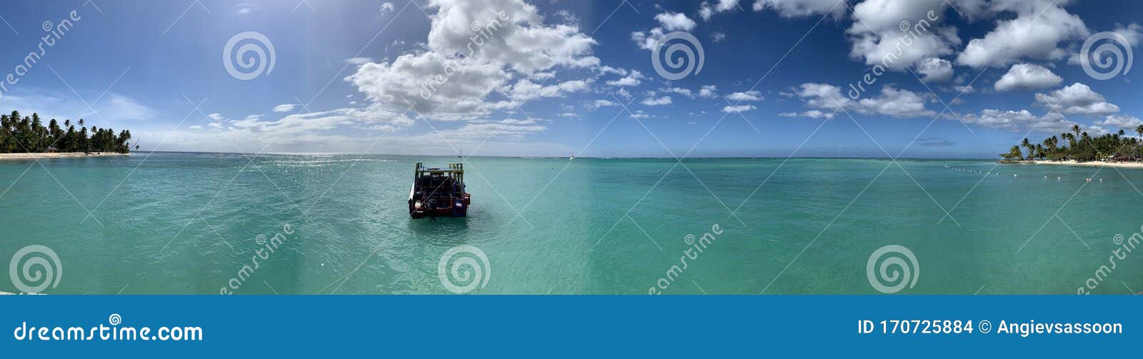 Caribbean beach scene stock photo. Image of paradise - 170725884
