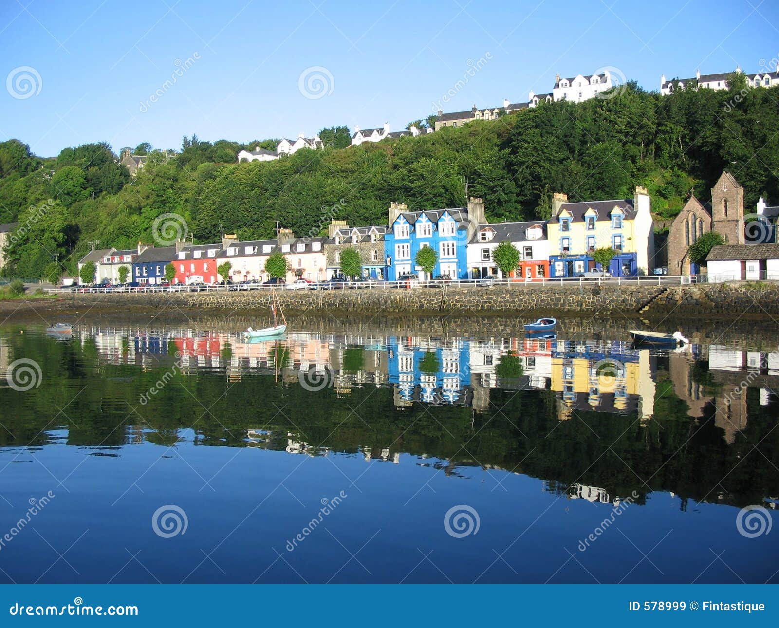 Tobermory, Isle of Mull stock image. Image of reflected - 578999
