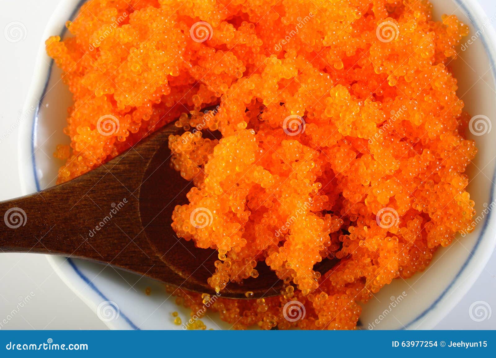 Tobiko Flying Fish Roe on Background Stock Photo - Image of sushi ...