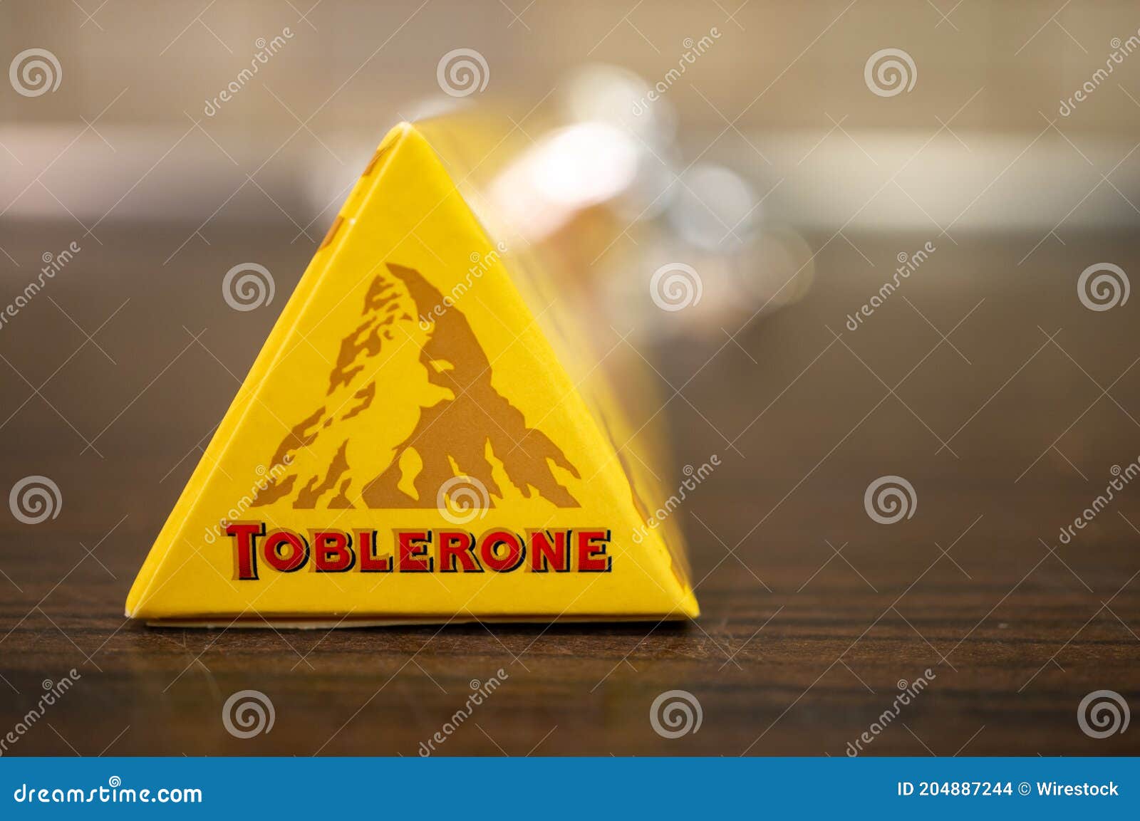 Toblerone Chocolate in a Bo Editorial Stock Image - Image of brand ...