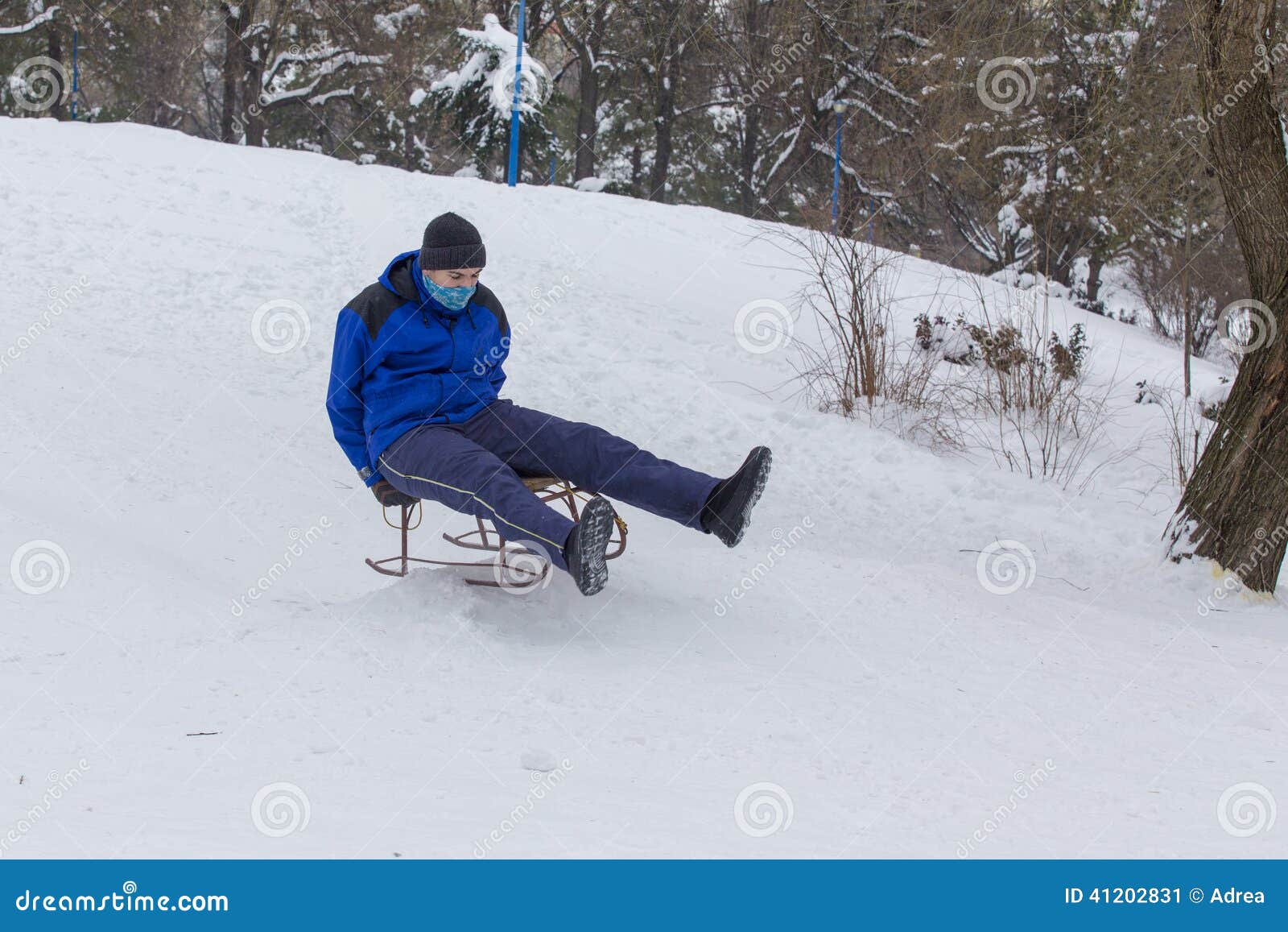 Toboggan Jump Stock Image | CartoonDealer.com #12859855
