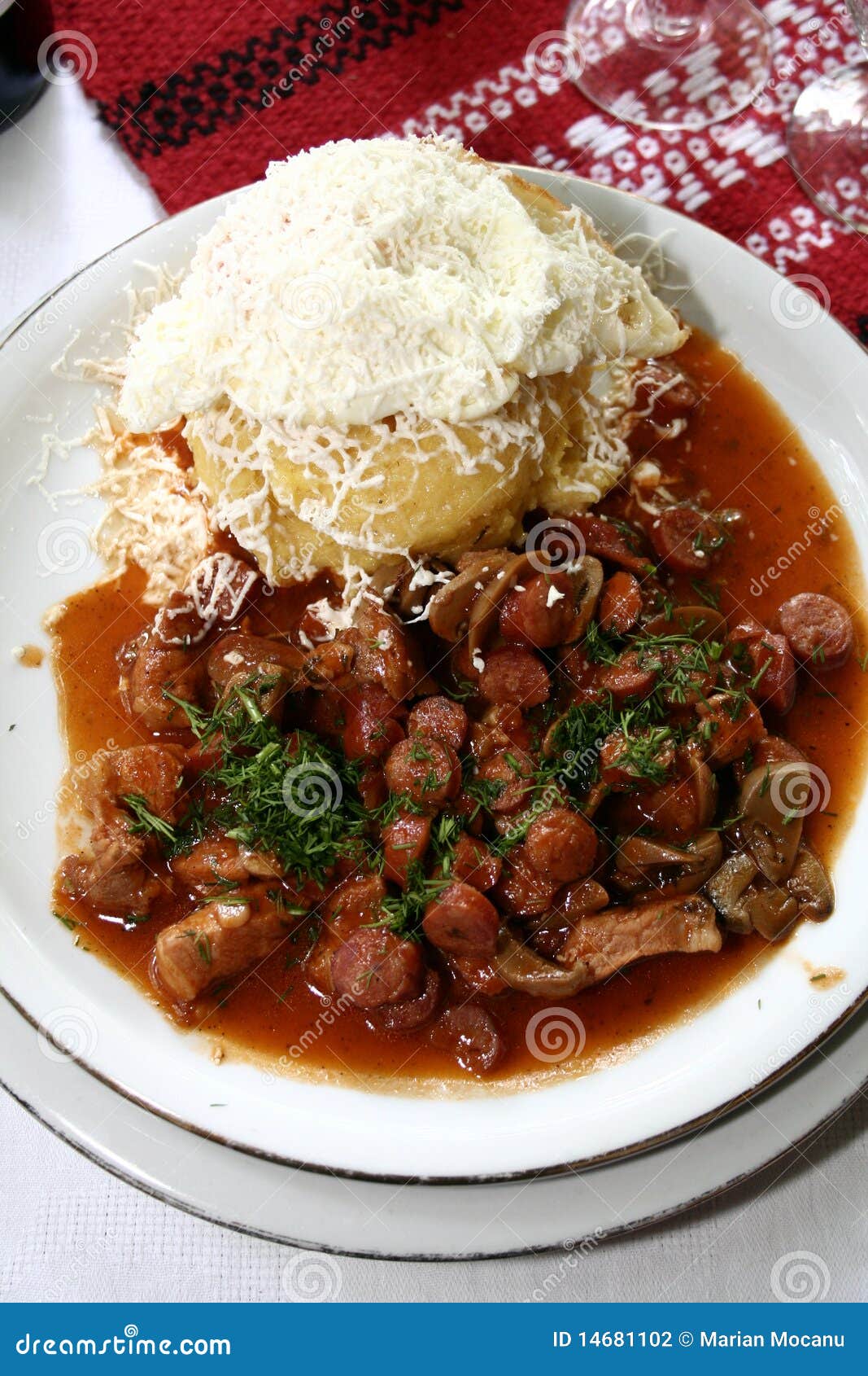 Tochitura stock photo. Image of pork, food, romania, sausage - 14681102