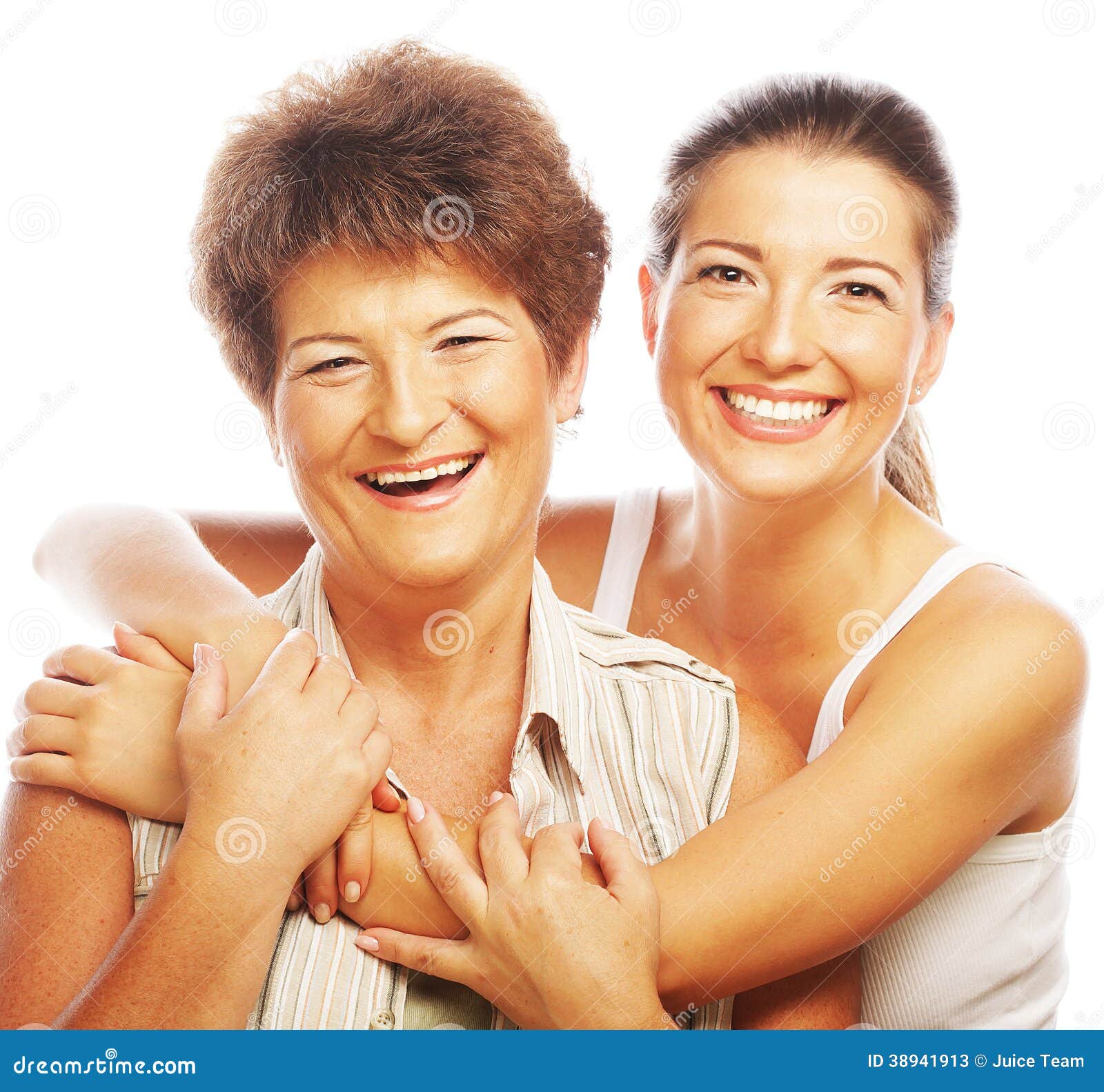 Tochter, Die Ihre Mutter Umfasst Stockbild - Bild von familie, porträt ...