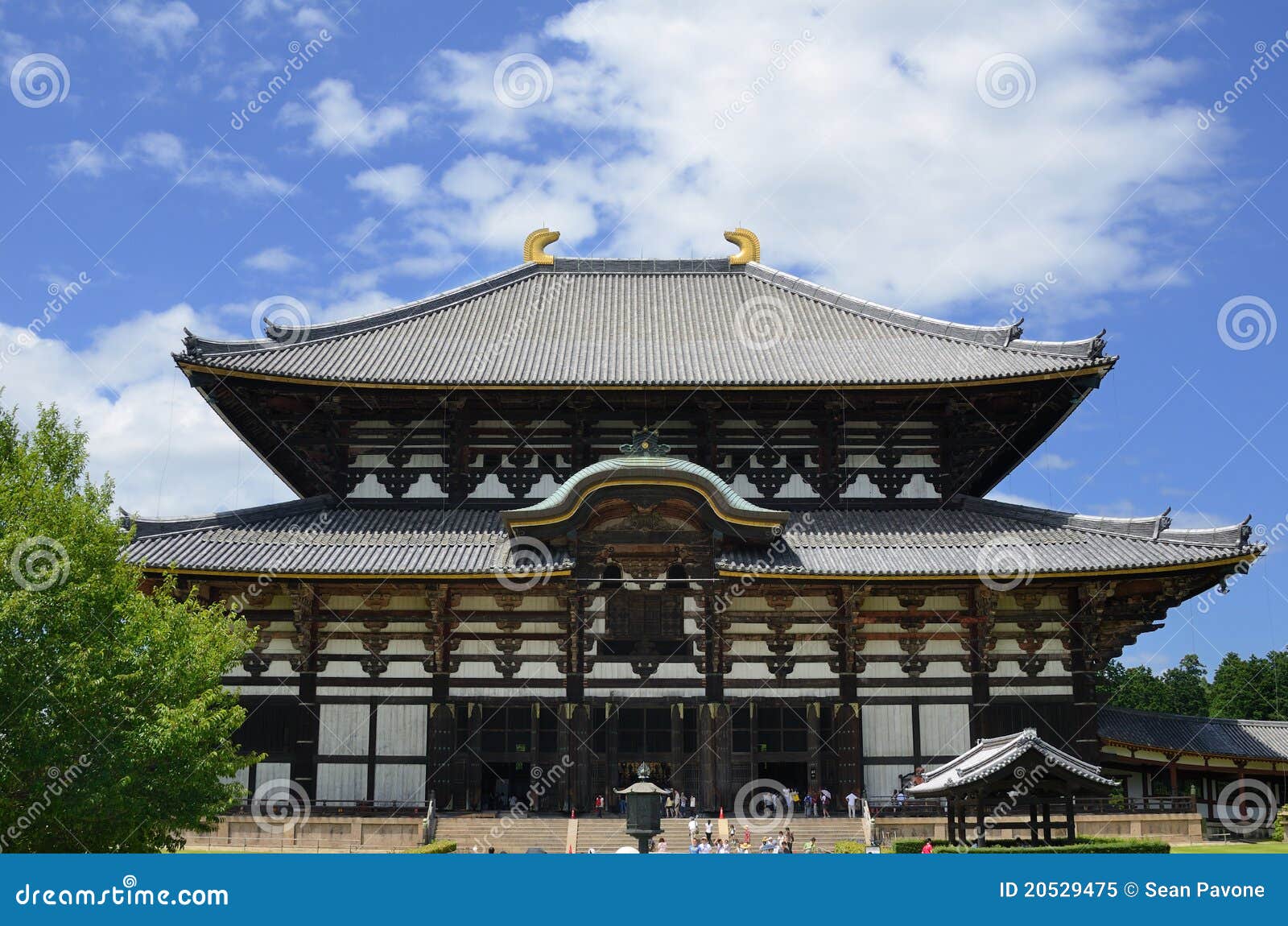 Todai-ji Tempel in Nara, Japan Stockbild - Bild von erbe, tourismus ...