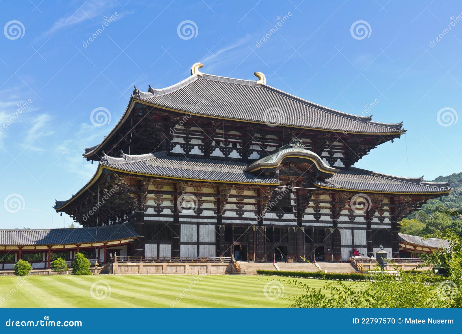 Todai-ji temple, Japan stock photo. Image of east, buddhist - 22797570