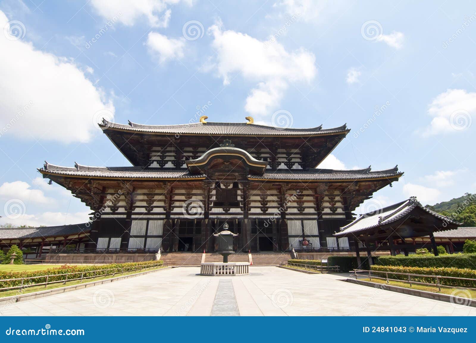 Todai-ji Temple of Nara,Japan Stock Image - Image of landmark, culture ...