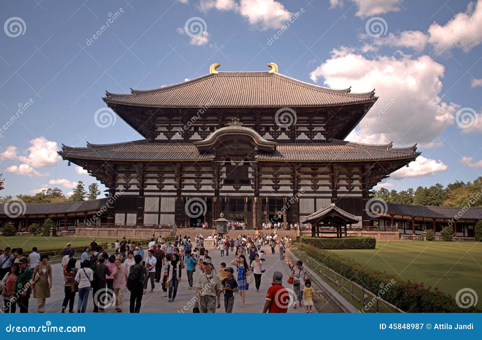 Todai-ji Temple In Nara, Japan Editorial Image | CartoonDealer.com ...
