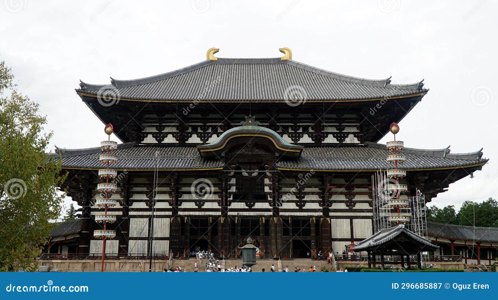 Todaiji, Great Eastern Temple. Nara, Japan. Stock Image - Image of ...