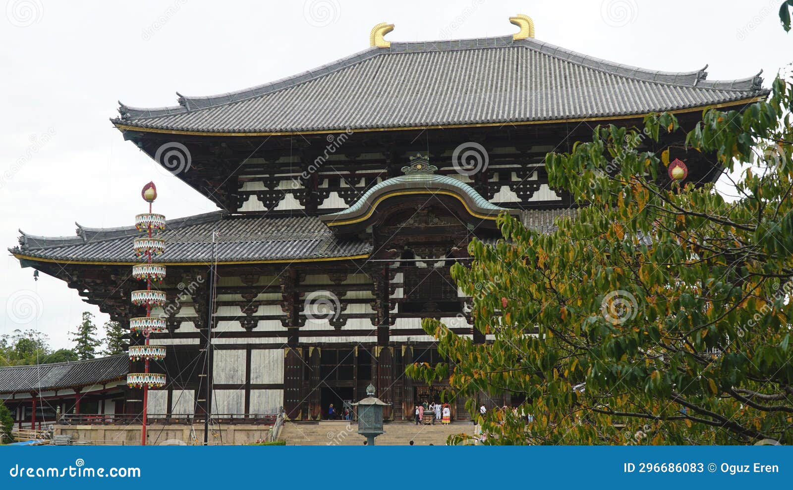 Todaiji, Great Eastern Temple. Nara, Japan. Stock Image - Image of ...