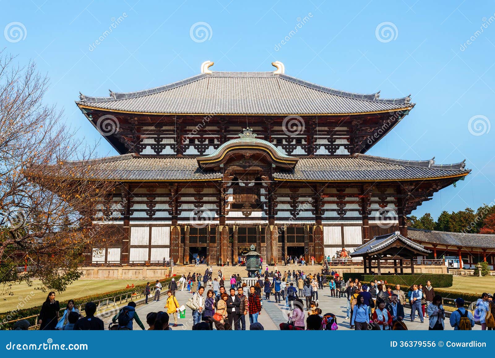 Todaiji-Tempel in Nara redaktionelles foto. Bild von asien - 36379556