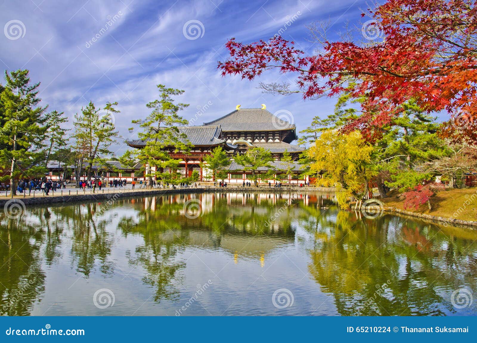 Todaiji Temple In Nara, Japan. It Is Part Of UNESCO World Heritage Site ...