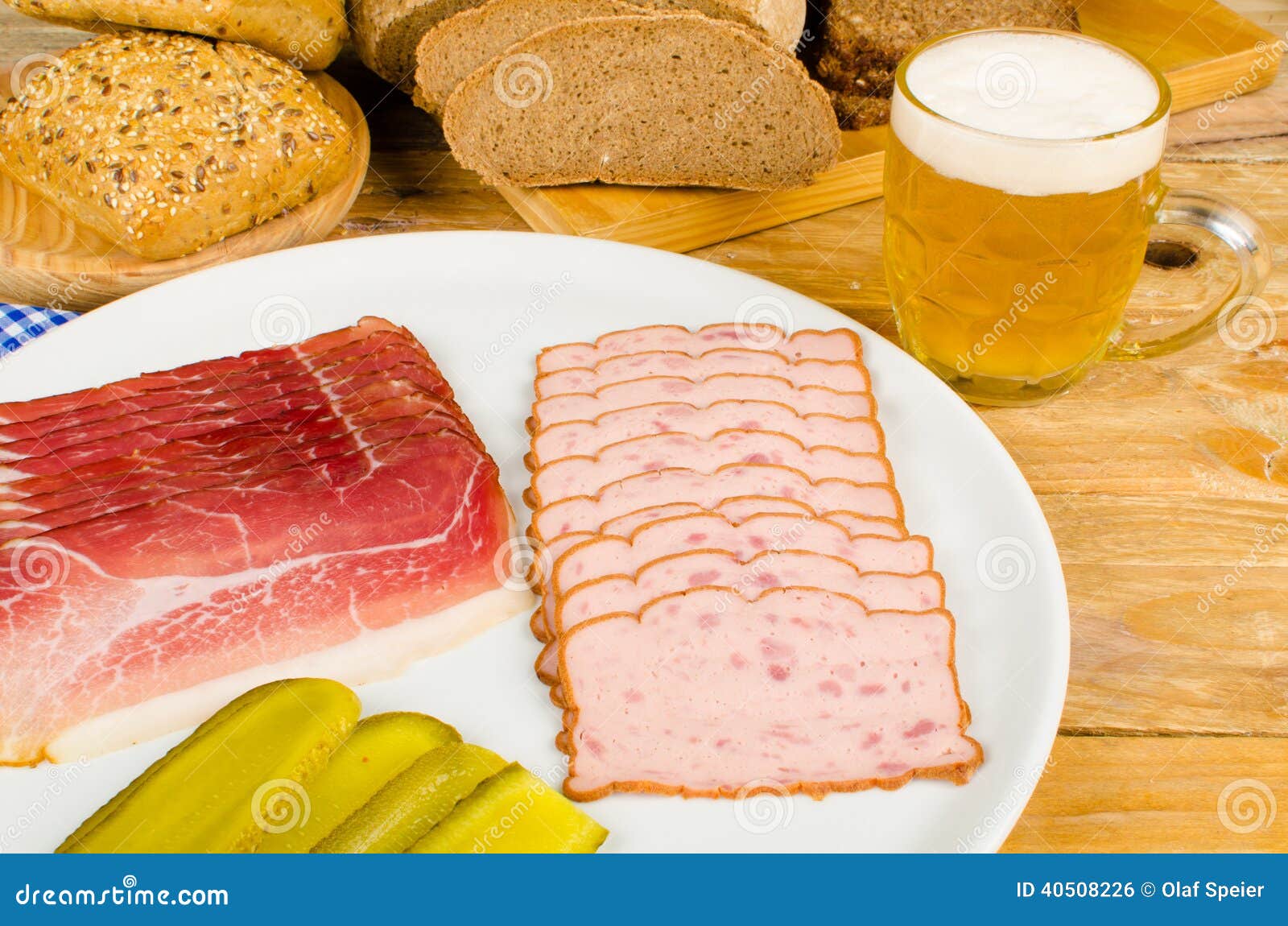 Todavía De La Comida Vida Fría Alemana Foto de archivo - Imagen de ...