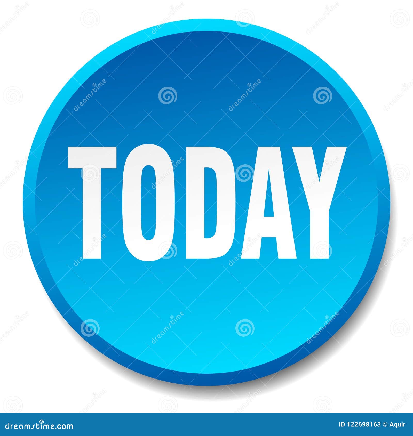 Today button stock vector. Illustration of blue, vector - 122698163