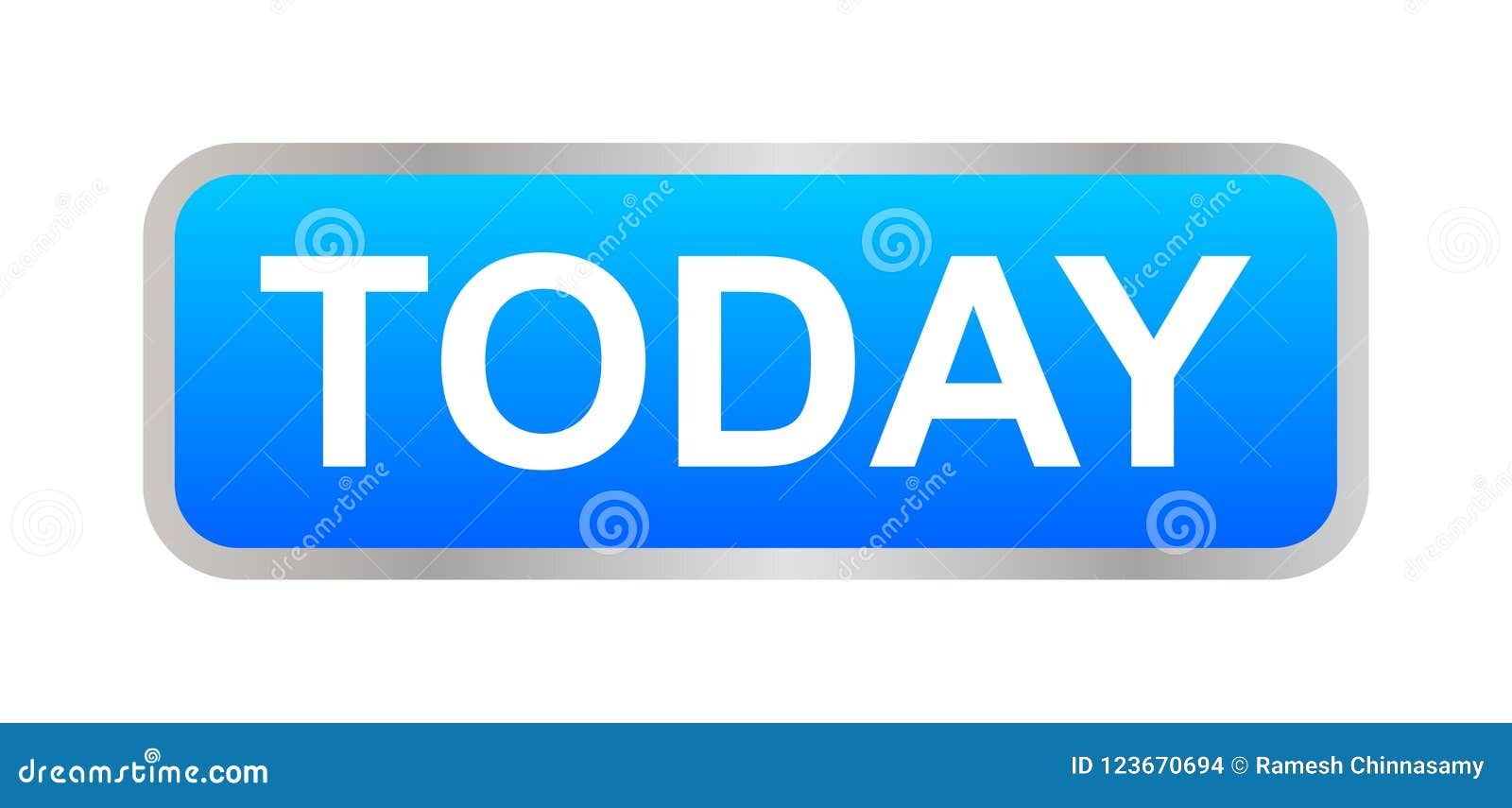 Today button stock vector. Illustration of discount - 123670694