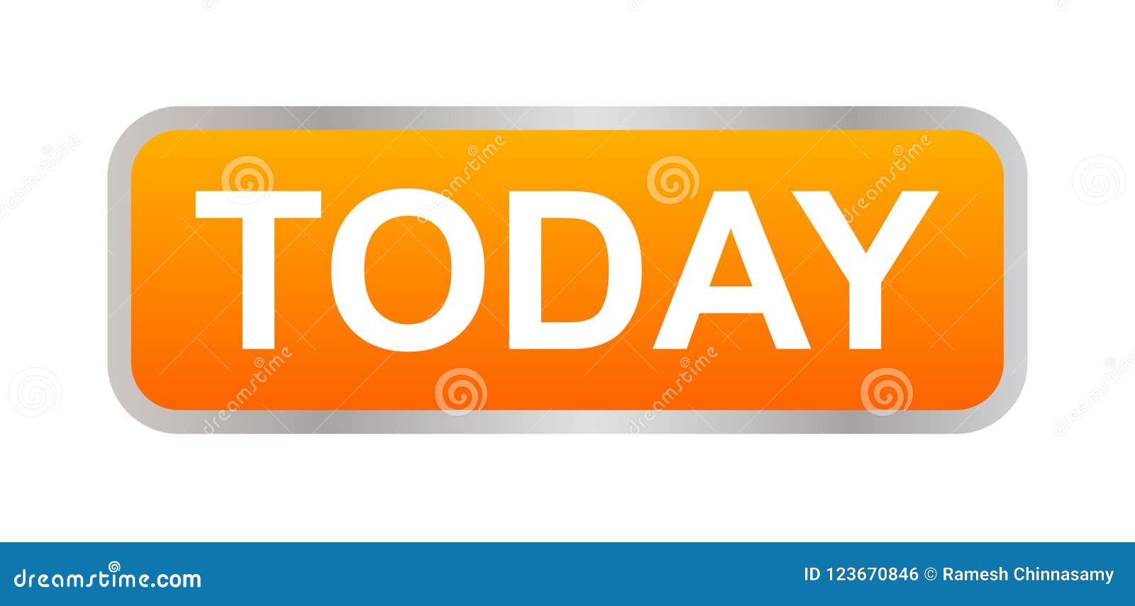 Today button stock vector. Illustration of discount - 123670846